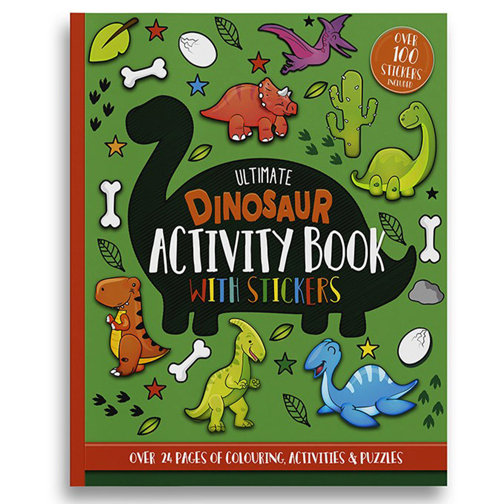 Ultimate Dinosaur Colouring, Activities & Puzzle Book with Stickers fo ...
