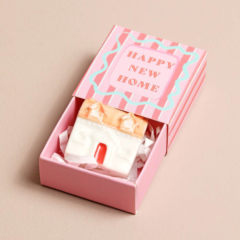 Happy New Home | Mini Matchbox Token | Little Gift | Cracker Filler ...