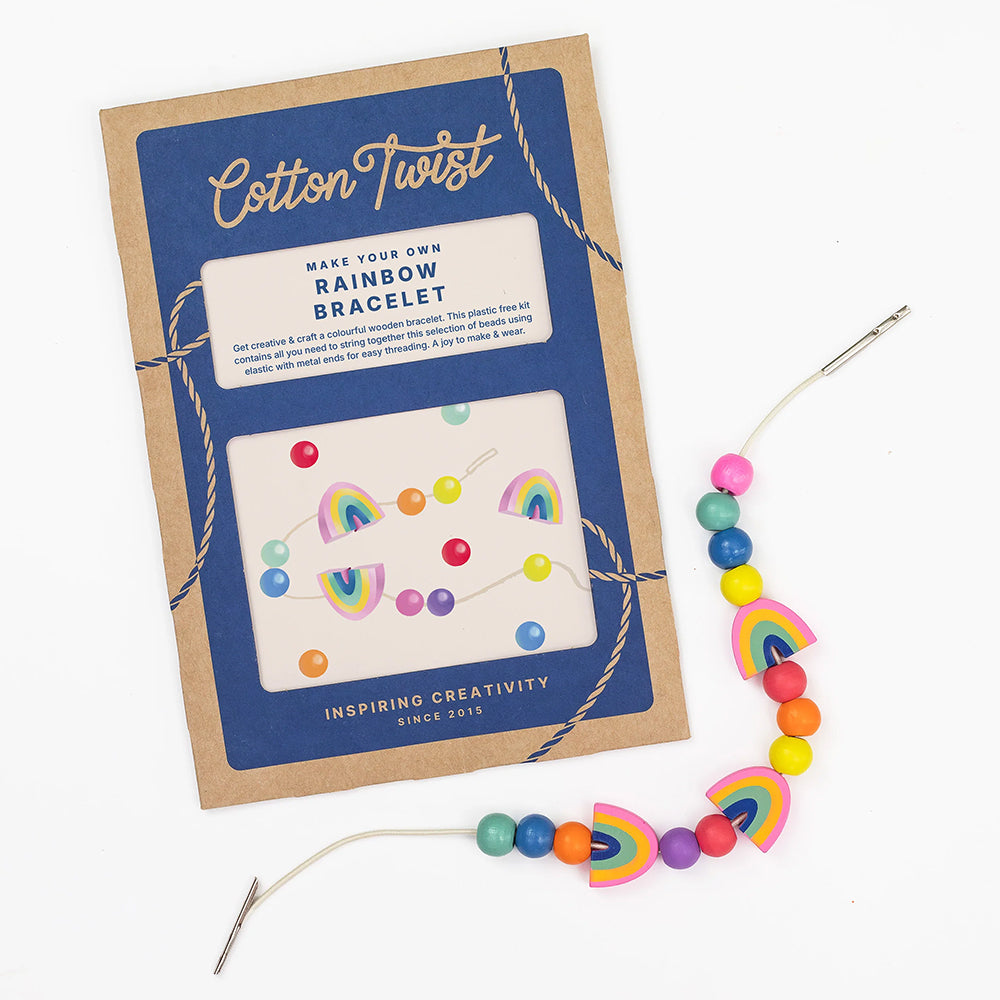 Make Your Own Rainbow Bracelet | Complete Sustainable Craft Kit for Ki ...