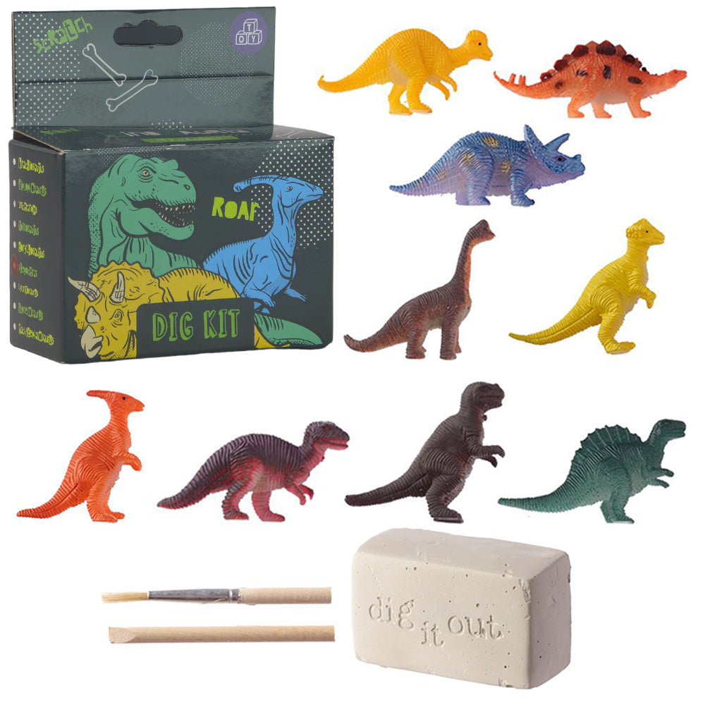 Mini Dinosaur Dig-A-Saurus Dig it Out Kit | Kids Activity ...