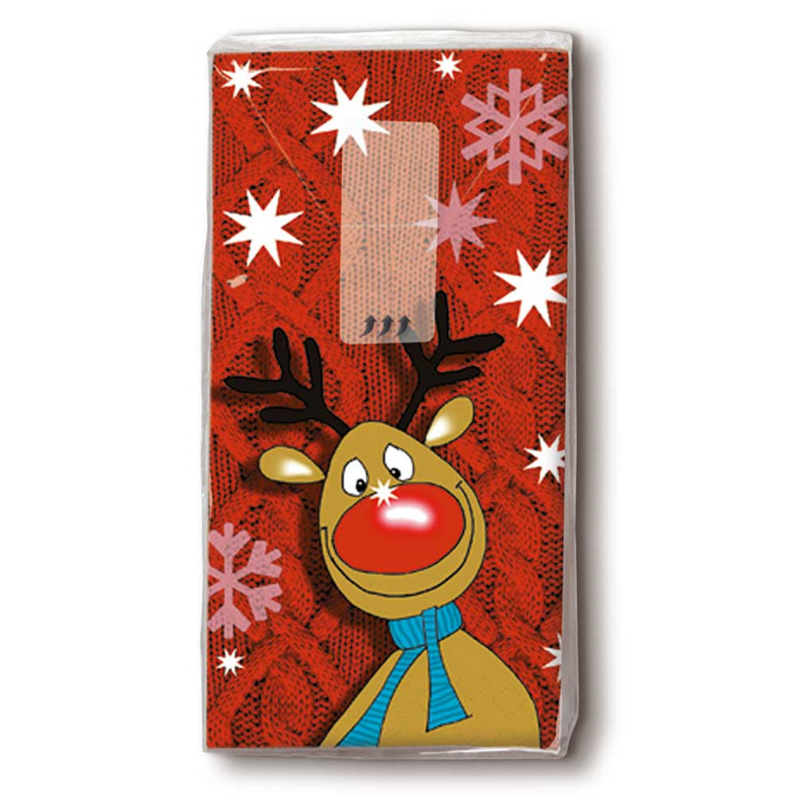Rudolphs Christmas Nose | Pocket Size Tissue Pack | Little Gift | Crac ...