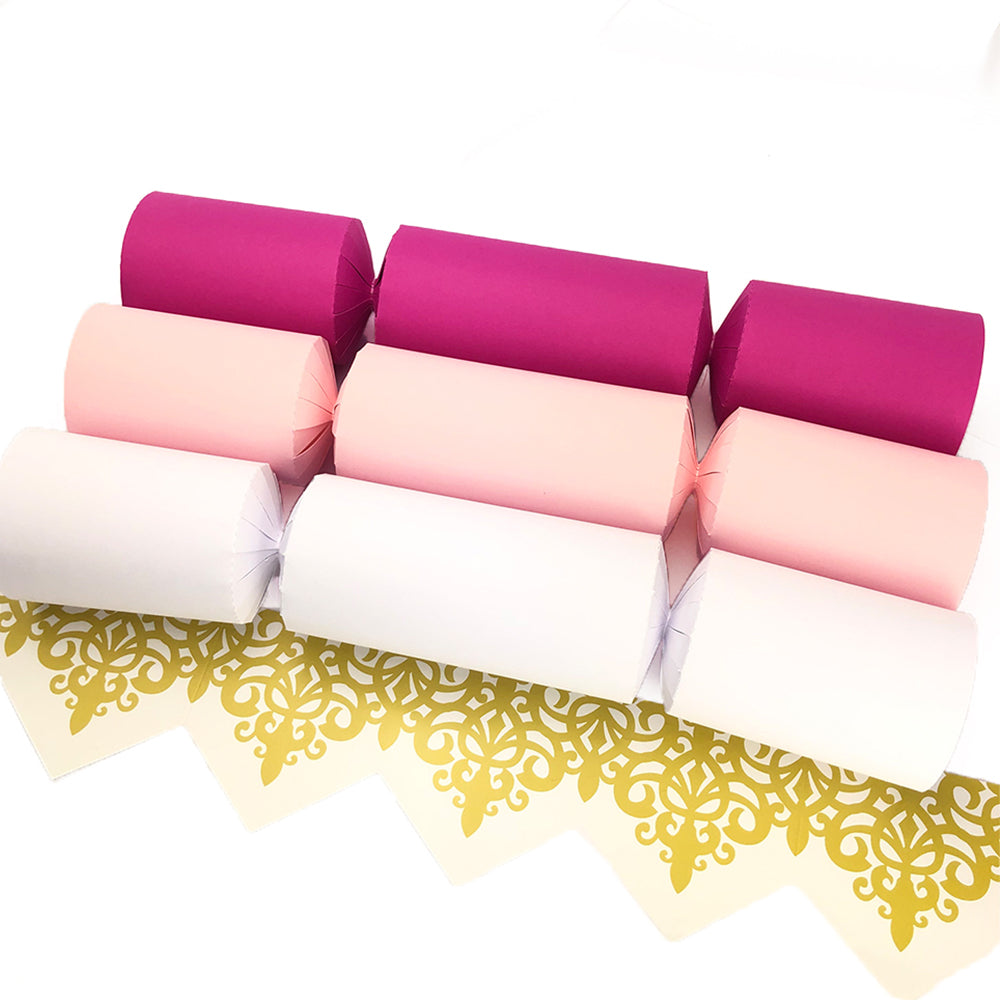 Pretty in Pink | Craft Kit to Make 12 Crackers | Recyclable | Cracker ...