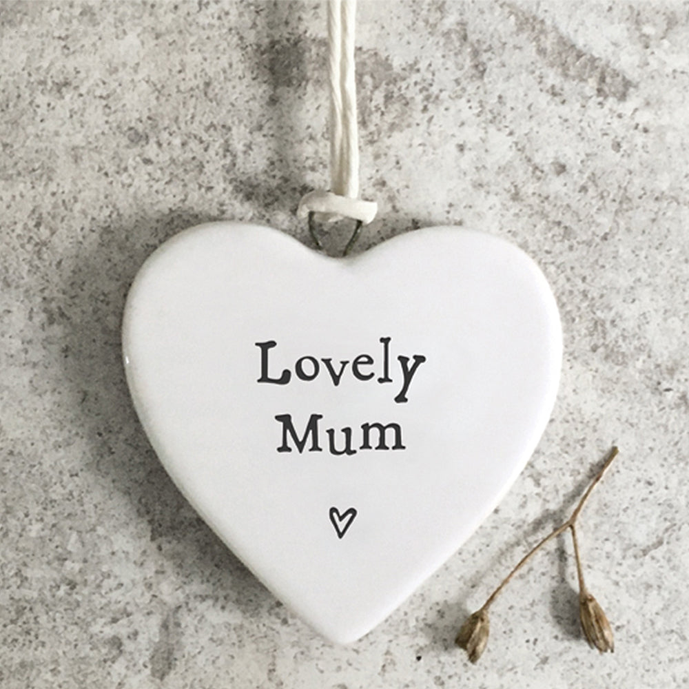 Lovely Mum | Heart | Little Porcelain Ornament | Cracker Filler | Litt ...
