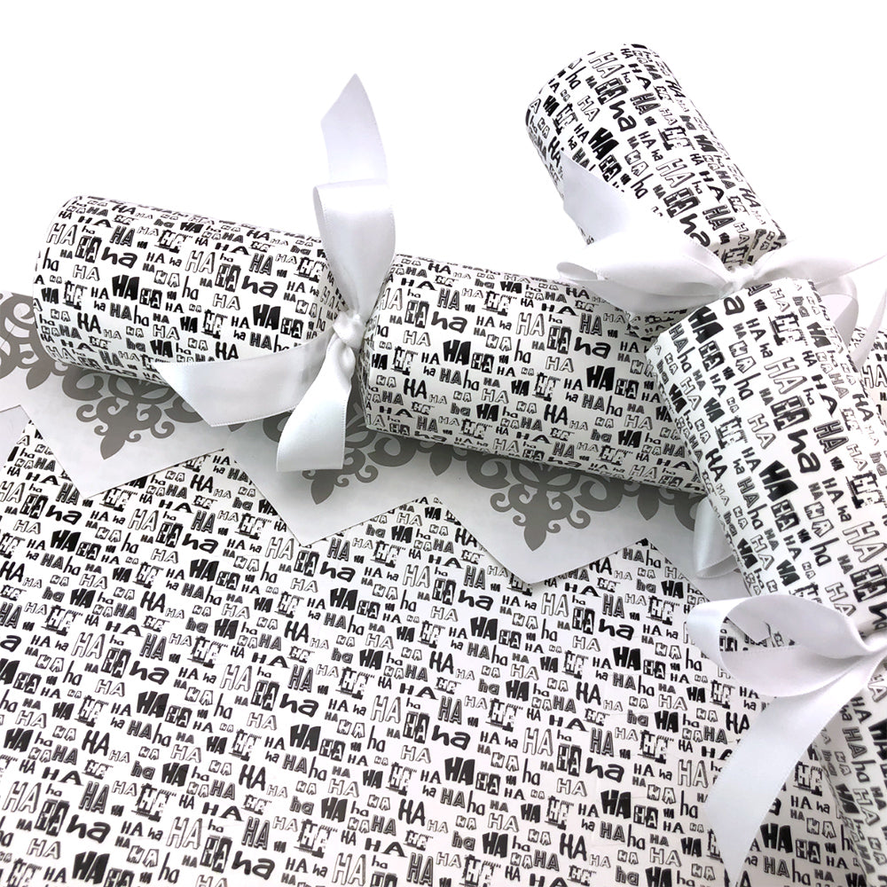 Ha Ha Ha Print | Cracker Making Craft Kit | Make & Fill Your Own ...