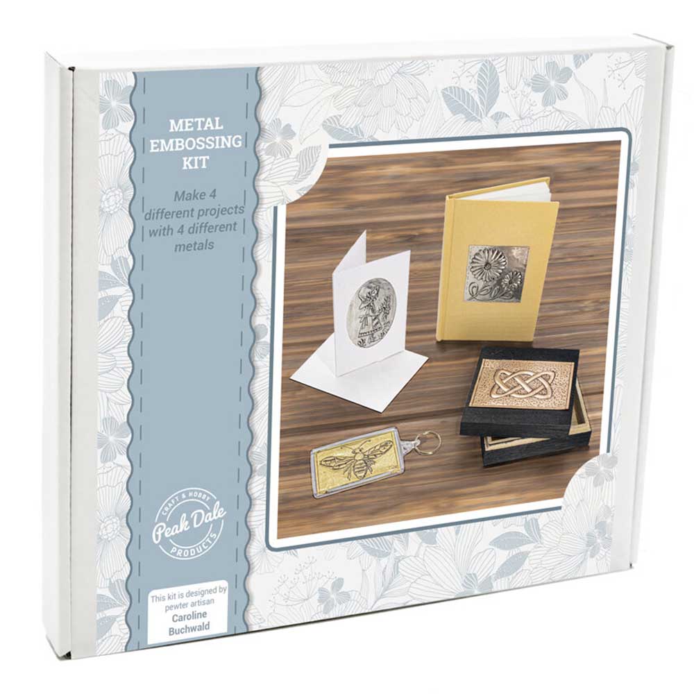 Metal Embossing Craft Kit | 4 Projects | Complete Kit – littlecraftybugs