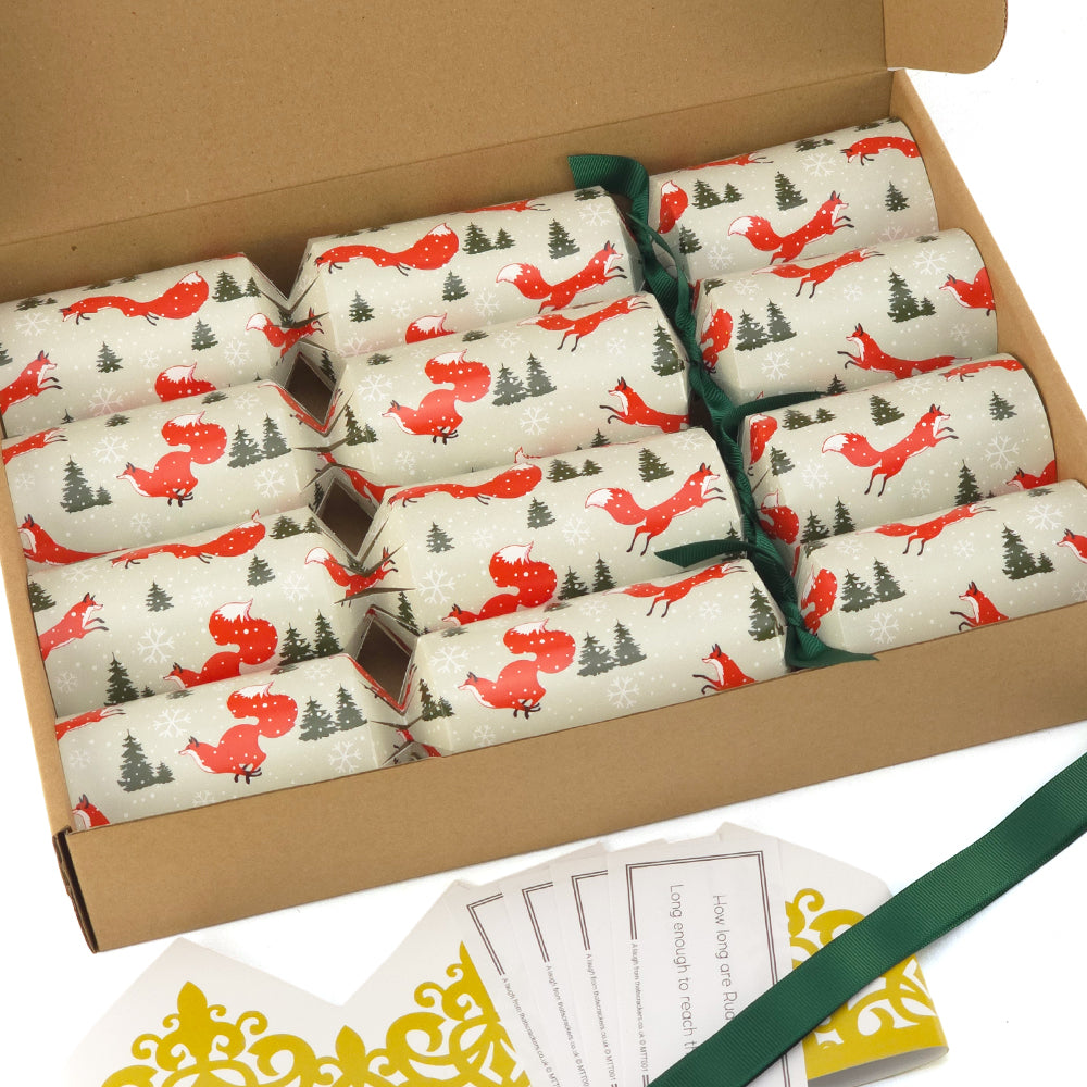 Christmas Fox | 4 Ready to Fill Christmas Crackers | Just Add Gifts ...