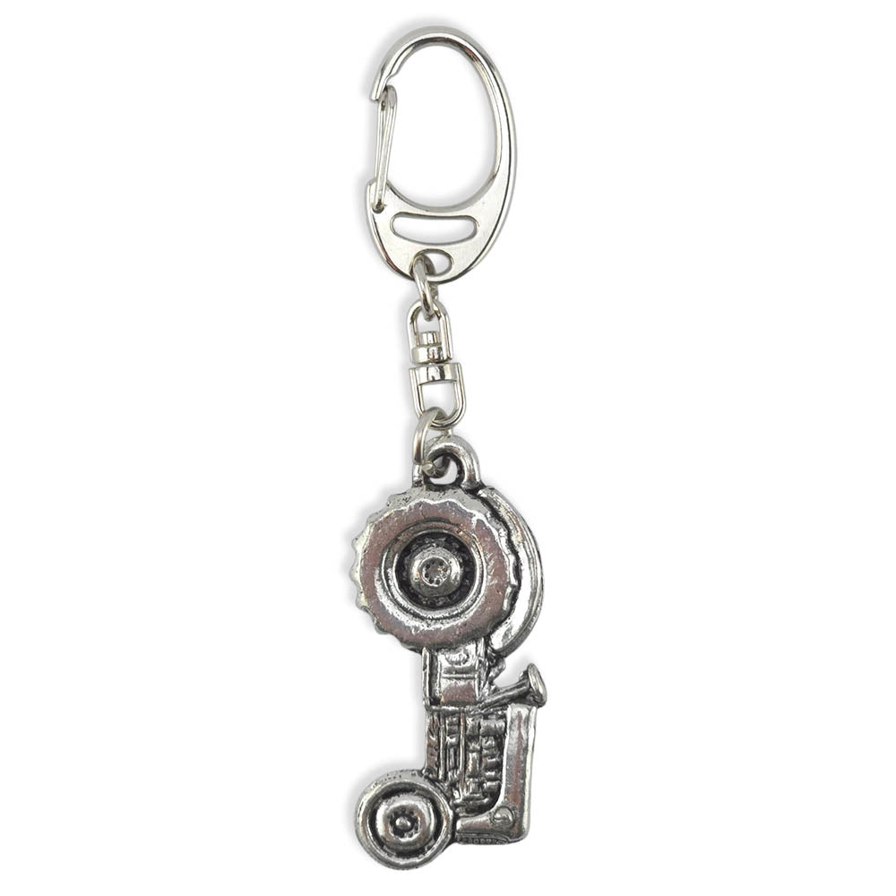 Tractor | Chunky English Pewter 3D Keyring | Little Gift | Cracker Fil ...
