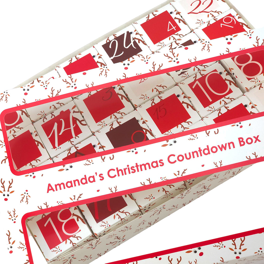 Personalised Advent Calendar Kit | 24 Cubes & Outer Box | Googly Rudol ...