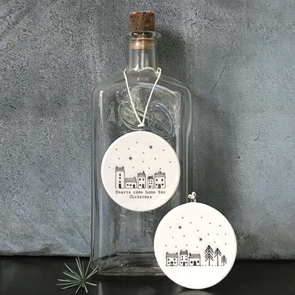 Hearts Come Home for Christmas | Large Porcelain Ornament | Little Gif ...